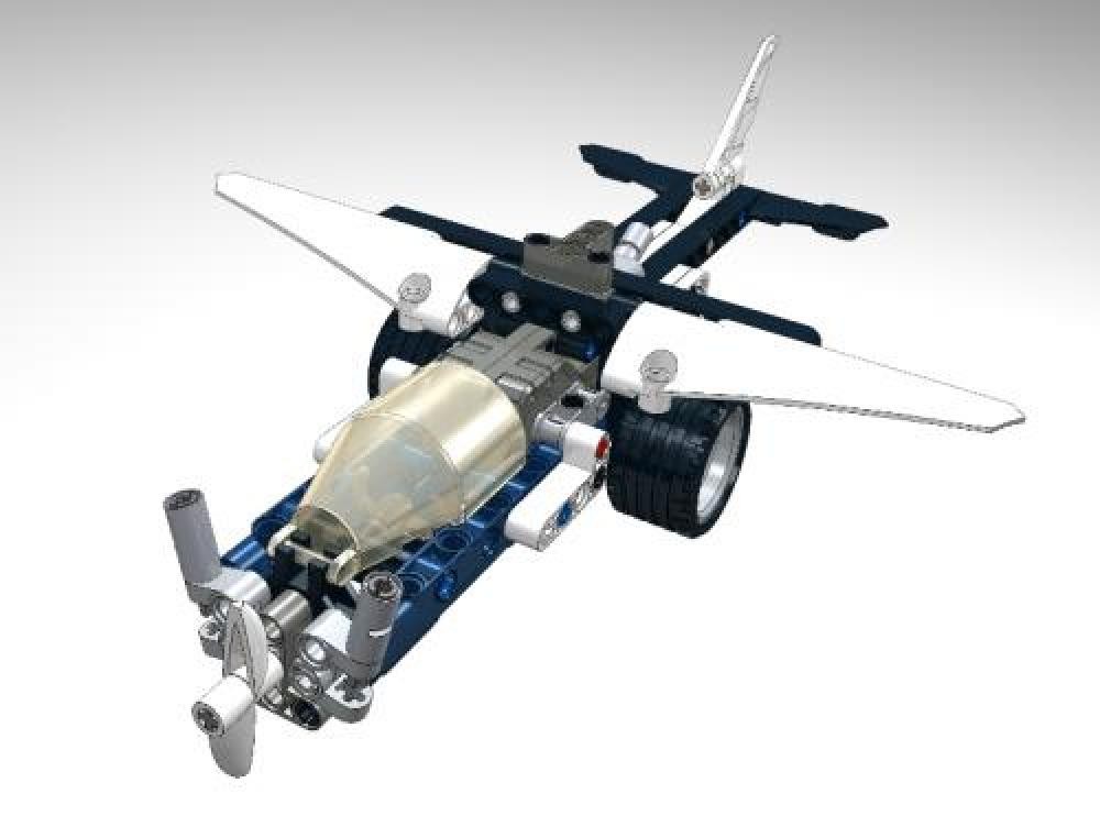 LEGO MOC Pull Back Plane by alter-lego | Rebrickable - Build with LEGO