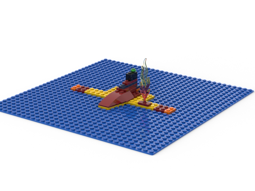 LEGO MOC lego creator 31102+lego classic 10714 moc the small aeroplane ...