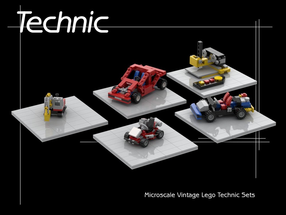 LEGO MOC Technic Vintage MicroScale by FredL45 | Rebrickable - Build ...