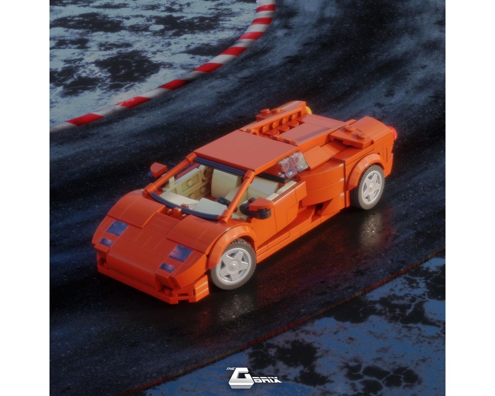 LEGO MOC Lamborghini Diablo 6.0 - Red by thegbrix | Rebrickable - Build ...