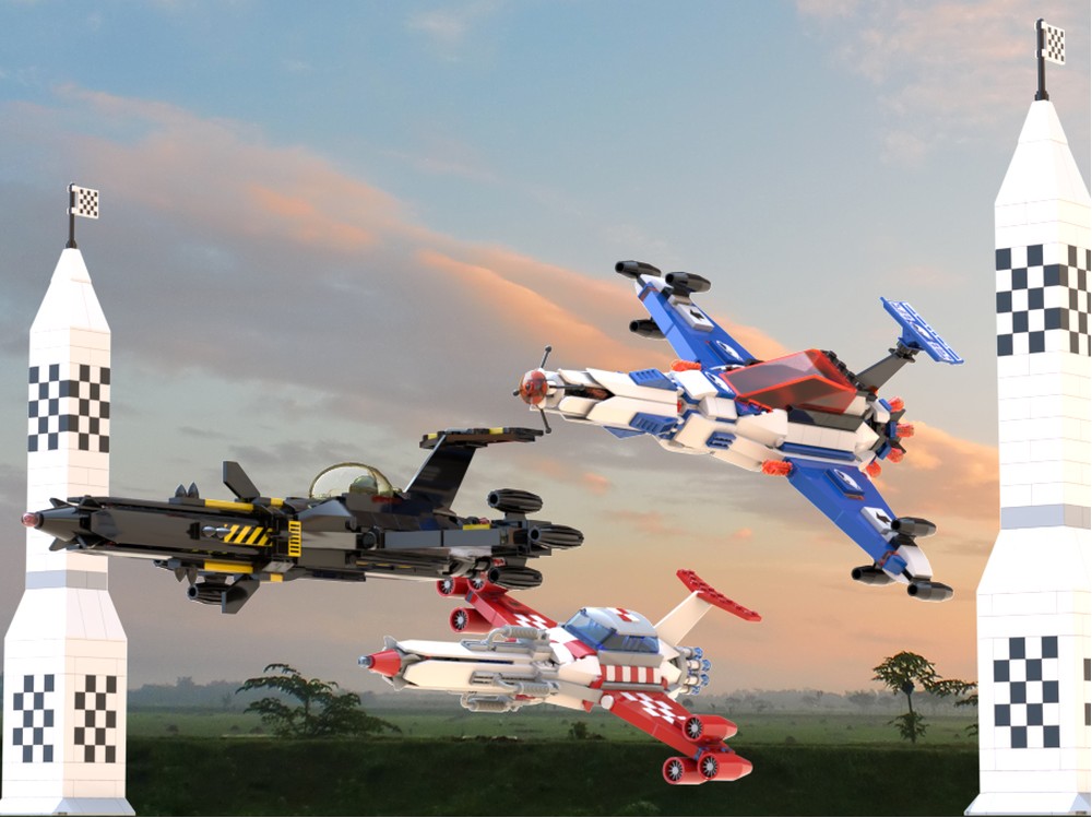 LEGO MOC Air Race by Thomus_Bean | Rebrickable - Build with LEGO