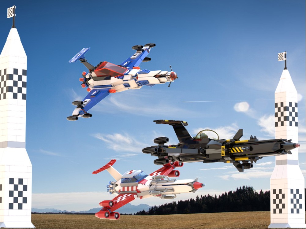 LEGO MOC Air Race by Thomus_Bean | Rebrickable - Build with LEGO