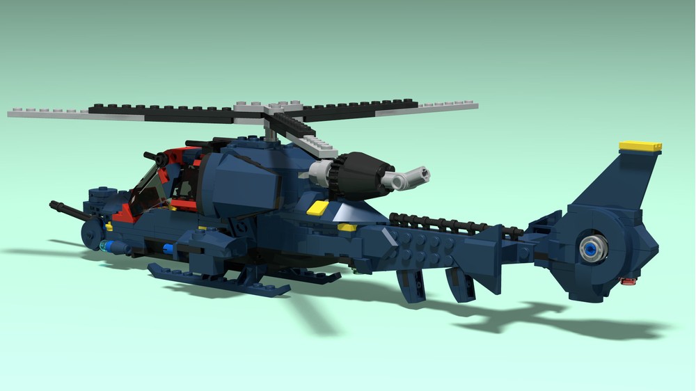 LEGO MOC Blue Thunder (1983 Movie Helicopter) by DoubleBU | Rebrickable ...
