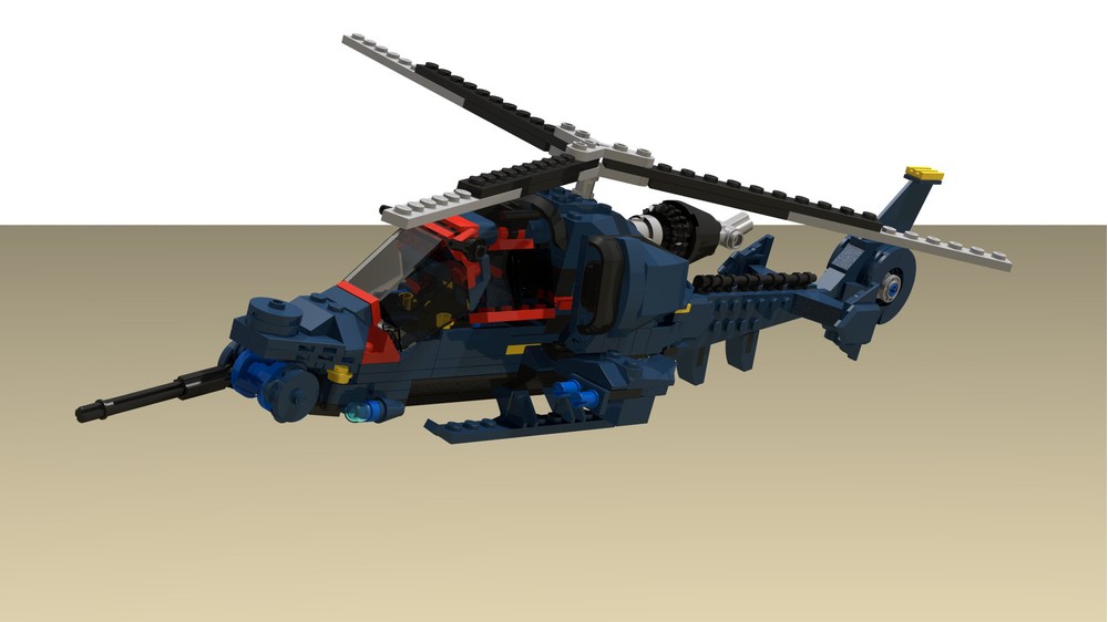 LEGO MOC Blue Thunder (1983 Movie Helicopter) by DoubleBU | Rebrickable ...