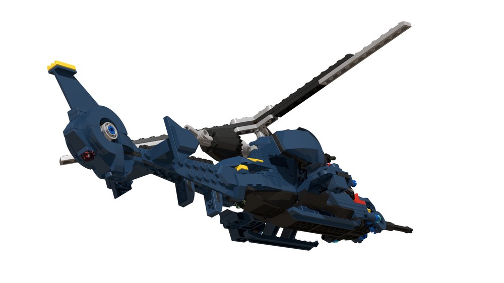 LEGO MOC Blue Thunder (1983 Movie Helicopter) by DoubleBU | Rebrickable ...