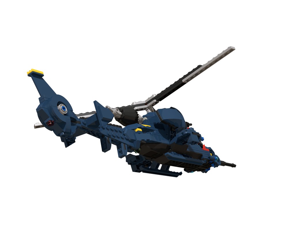 LEGO MOC Blue Thunder (1983 Movie Helicopter) by DoubleBU | Rebrickable ...