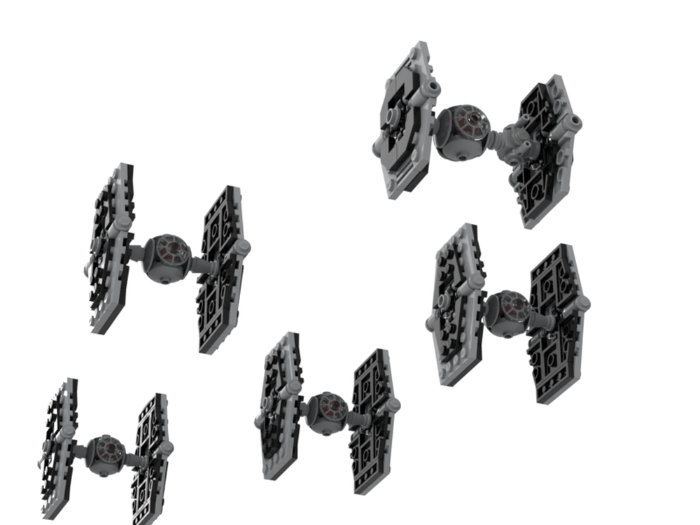 LEGO MOC Mini Size Twin ion engine starfighter Heavy & Squadron by ...