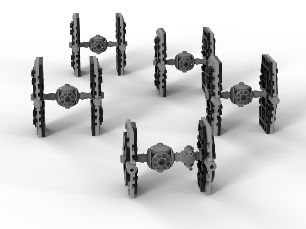 LEGO MOC Mini Size Twin ion engine starfighter Heavy & Squadron by ...