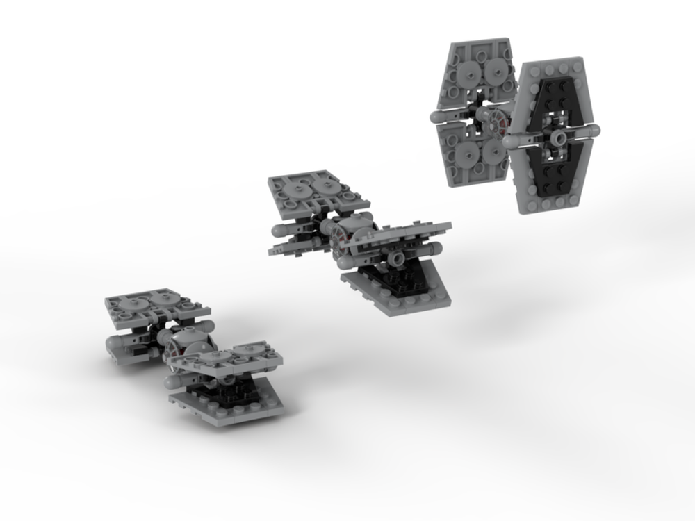 LEGO MOC Mini Size Moff Gideon's Outland Imperial twin ion engine ...