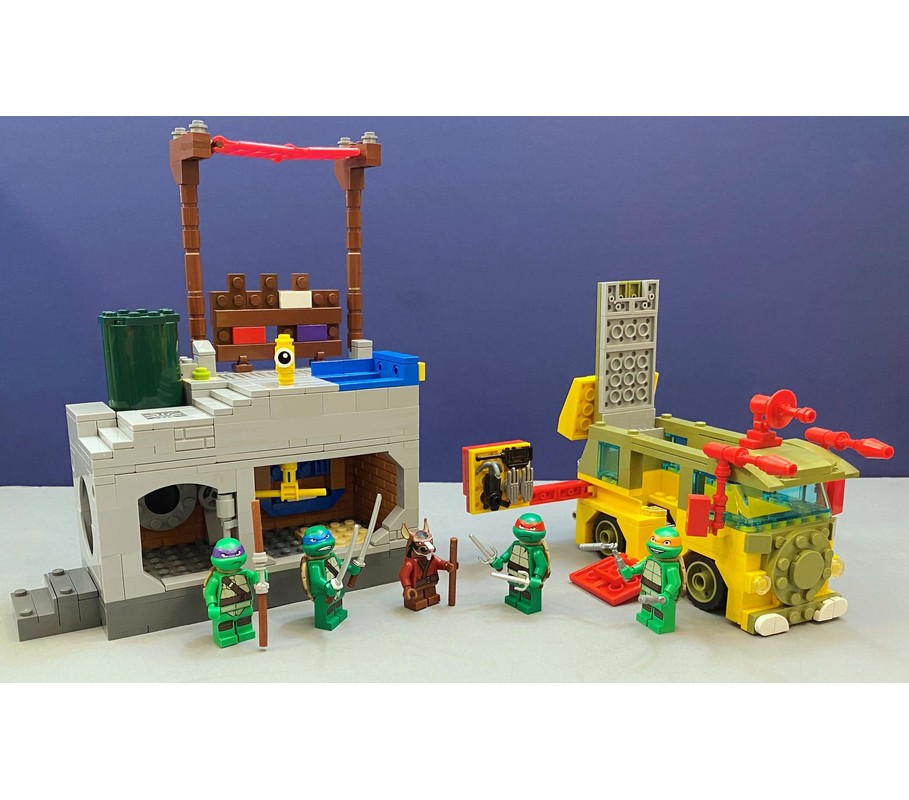 LEGO MOC Ninja Turtle Sewer Lair by Flashback_Bricks | Rebrickable ...