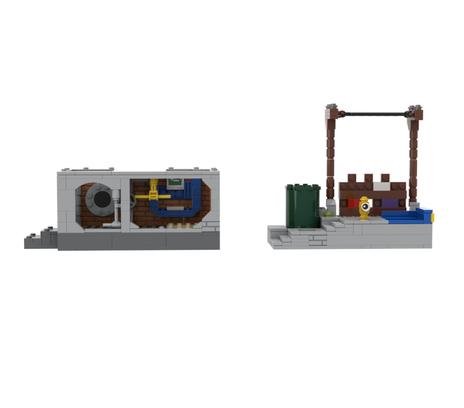 LEGO MOC Ninja Turtle Sewer Lair by Flashback_Bricks | Rebrickable ...