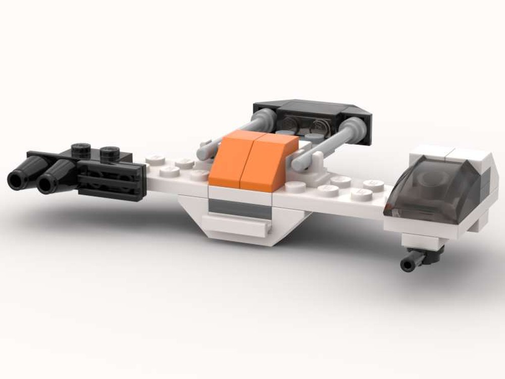 LEGO MOC 912055 Crait Ski Speeder by meregt | Rebrickable - Build with LEGO