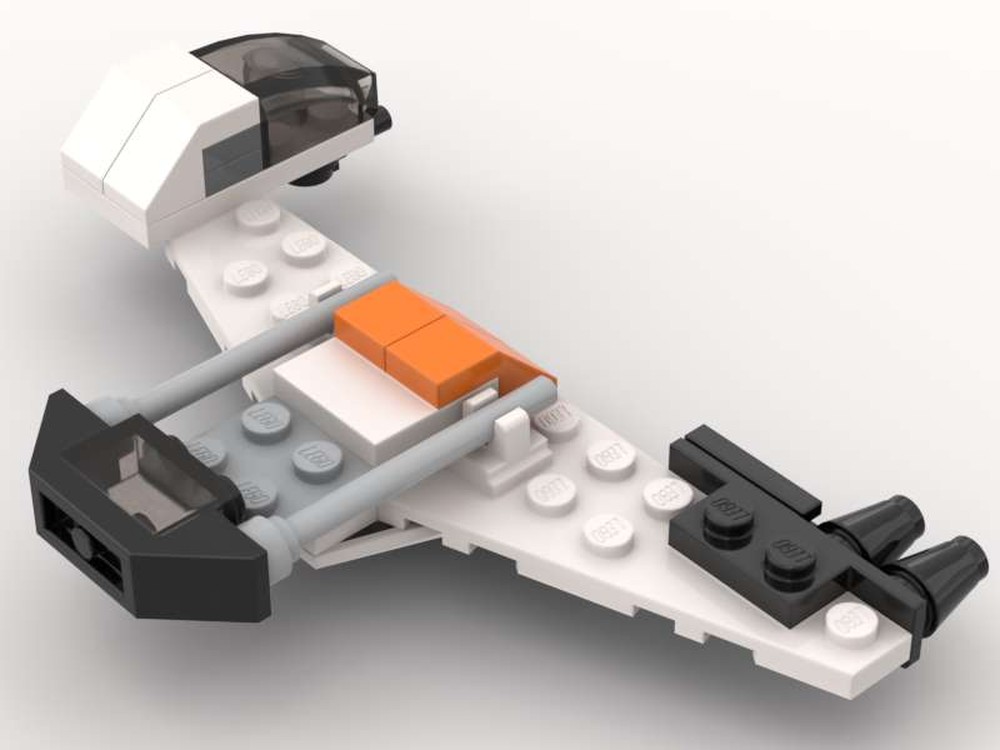 LEGO MOC 912055 Crait Ski Speeder by meregt | Rebrickable - Build with LEGO