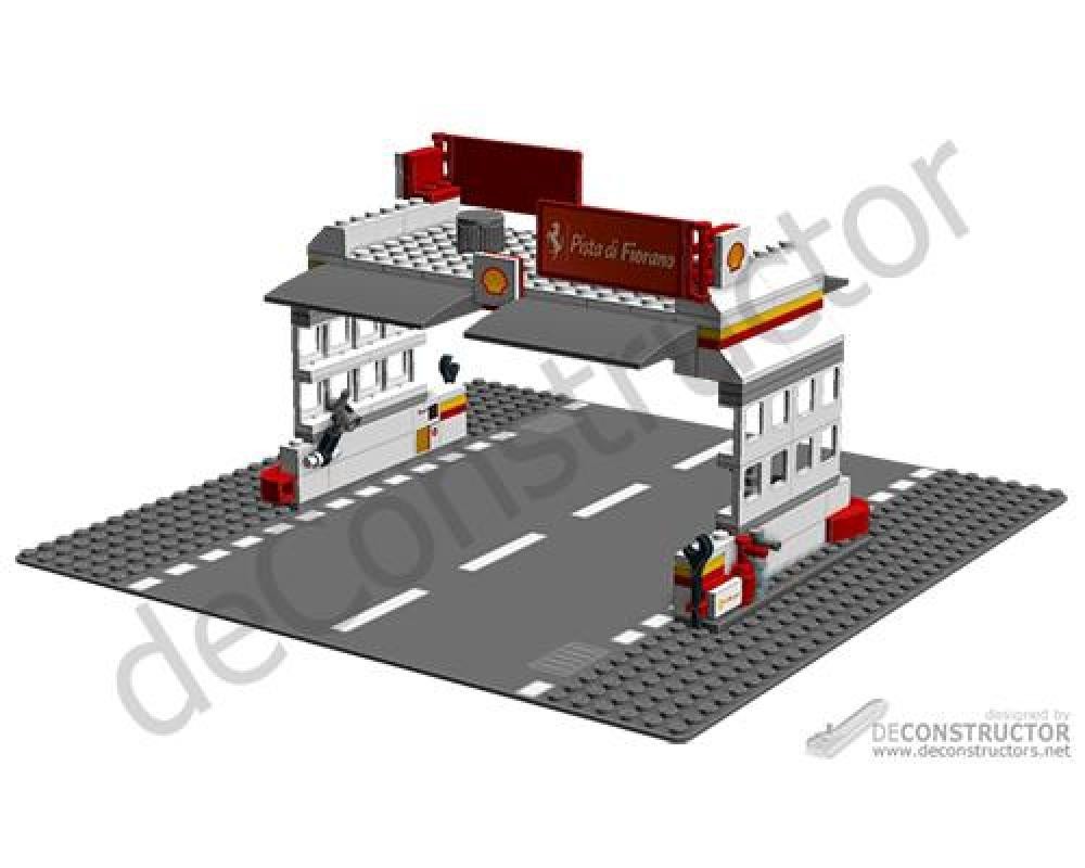 LEGO MOC Shell Gas Station Extended by deConstructor | Rebrickable ...