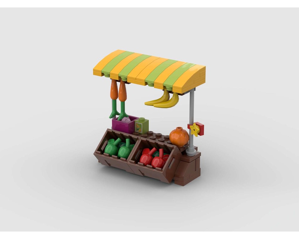 LEGO MOC Grocers - Market Stall by nwbricks | Rebrickable - Build with LEGO