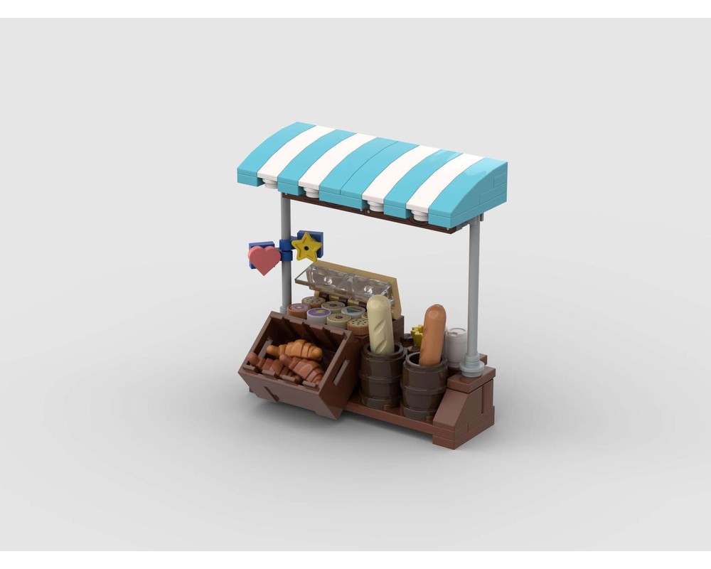 LEGO MOC Bakers - Market Stall by nwbricks | Rebrickable - Build with LEGO