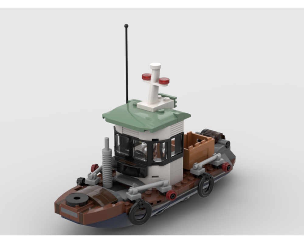 LEGO MOC Not Wrecked Shrimp Boat by BrickAA | Rebrickable - Build with LEGO