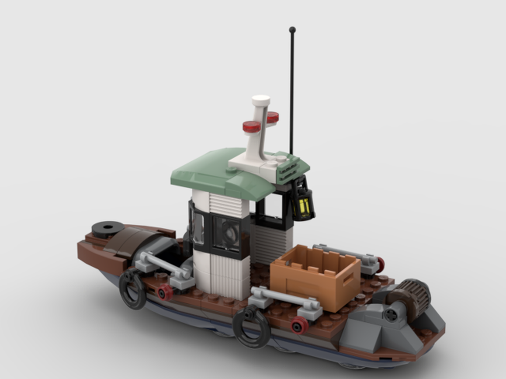 LEGO MOC Not Wrecked Shrimp Boat by BrickAA | Rebrickable - Build with LEGO