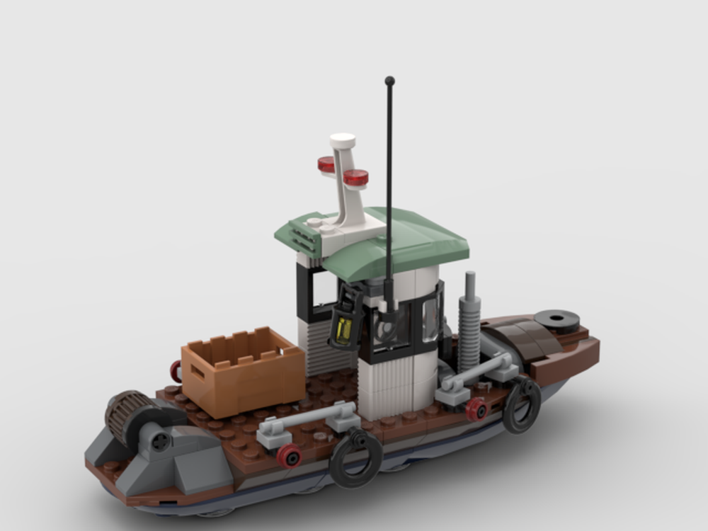 LEGO MOC Not Wrecked Shrimp Boat by BrickAA | Rebrickable - Build with LEGO