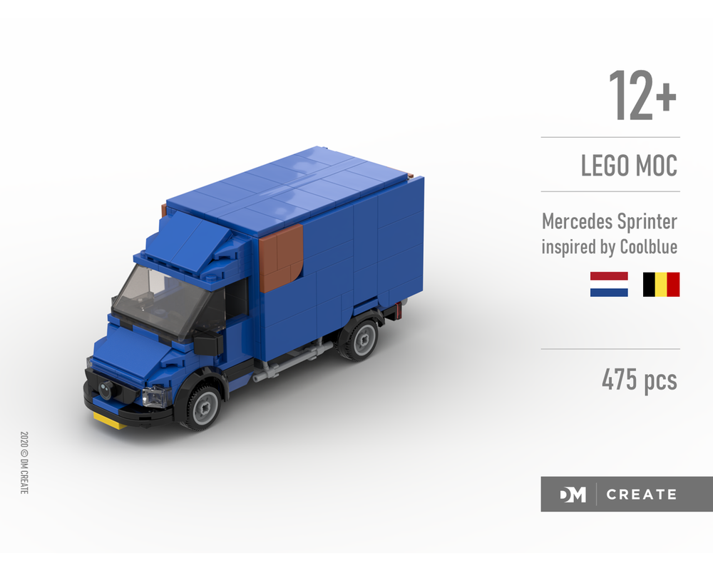 LEGO MOC Mercedes Sprinter truck (inspired by Coolblue bus in the ...
