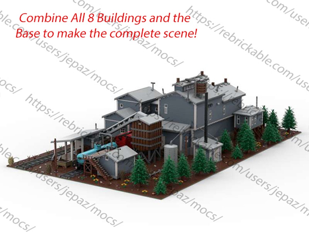 LEGO MOC Pulp Mill Shipping PM4 by jepaz | Rebrickable - Build with LEGO