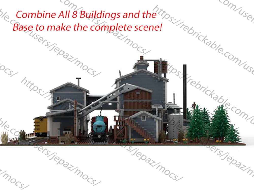 LEGO MOC Pulp Mill Shipping PM4 by jepaz | Rebrickable - Build with LEGO