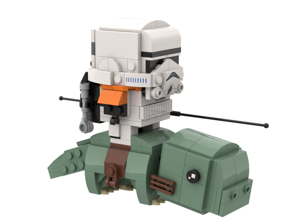 LEGO MOC Sandtrooper on Dewback Brickheadz by FMbricks | Rebrickable ...