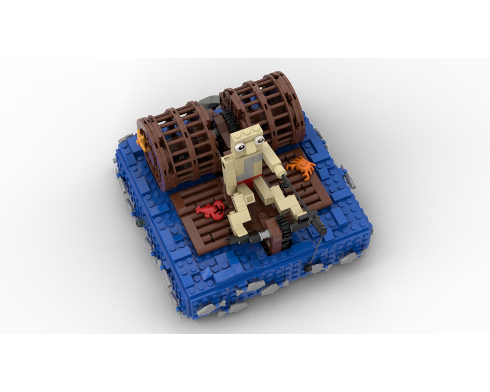 LEGO MOC Mix of Pedal Boat/Raft/Paddle Steamer by 2in1 | Rebrickable ...