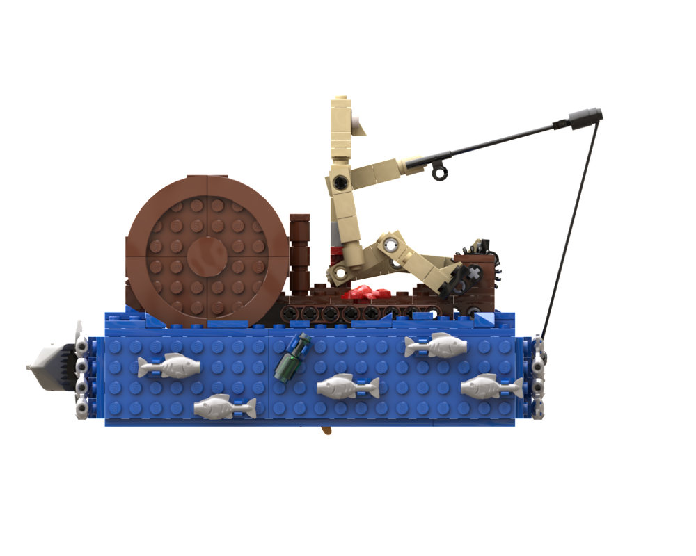LEGO MOC Mix of Pedal Boat/Raft/Paddle Steamer by 2in1 | Rebrickable ...