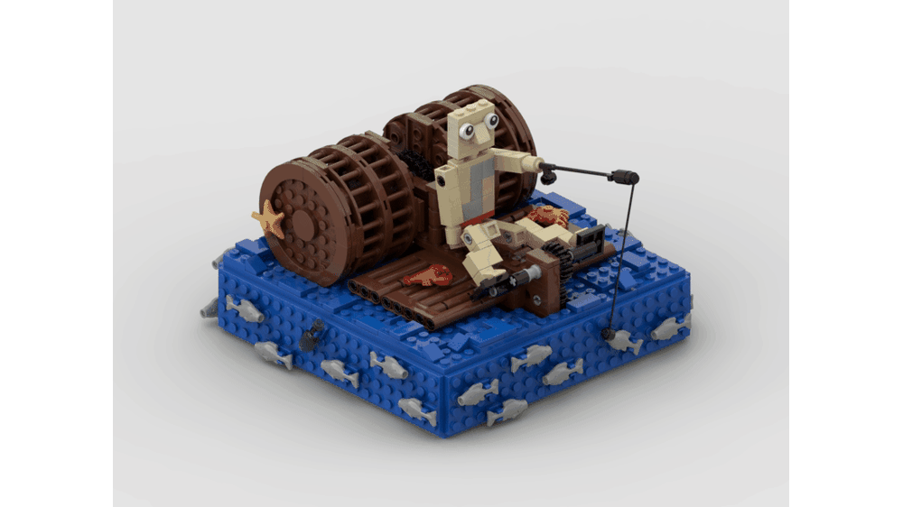 LEGO MOC Mix of Pedal Boat/Raft/Paddle Steamer by 2in1 | Rebrickable ...