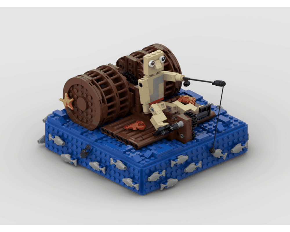 LEGO MOC Mix of Pedal Boat/Raft/Paddle Steamer by 2in1 | Rebrickable ...