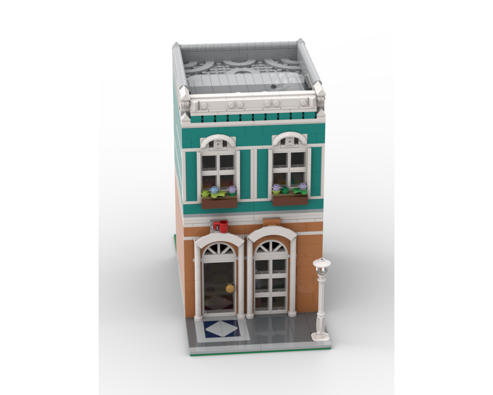 LEGO MOC Modular coffee shop - Birch Books alternate build by ...
