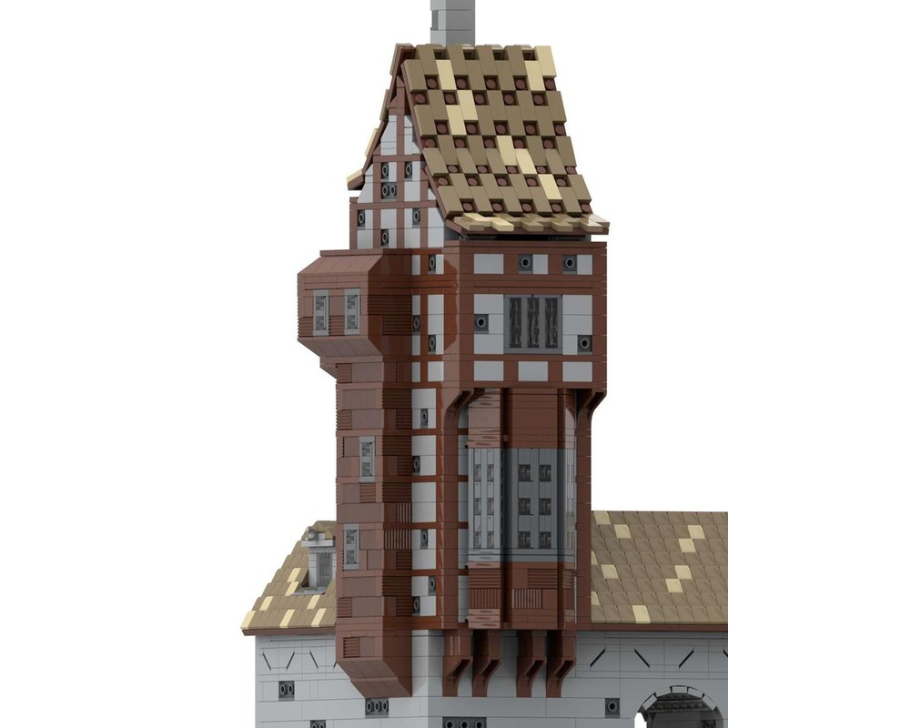 LEGO MOC Medieval bridge house by Tavernellos | Rebrickable - Build ...