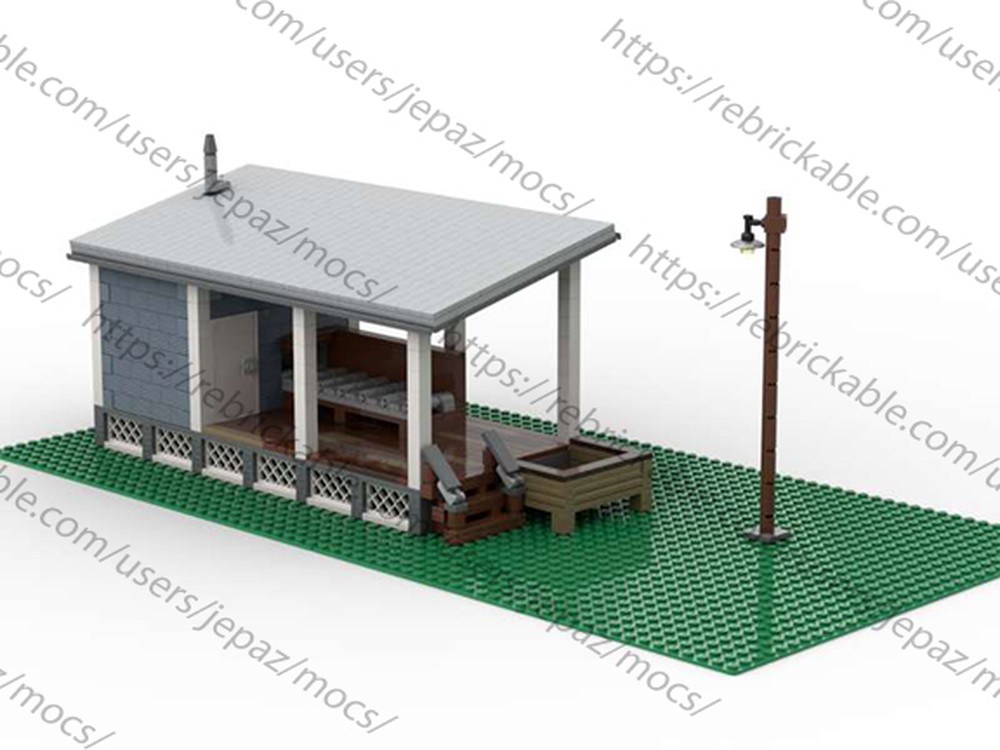 LEGO MOC Pulp Mill Chipping Shed PM6 by jepaz | Rebrickable - Build ...