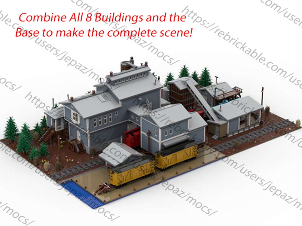 LEGO MOC Pulp Mill Chipping Shed PM6 by jepaz | Rebrickable - Build ...