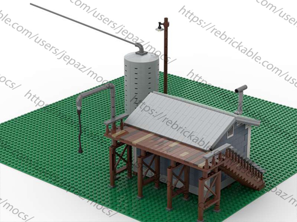 LEGO MOC Pulp Mill Pump House PM7 by jepaz | Rebrickable - Build with LEGO