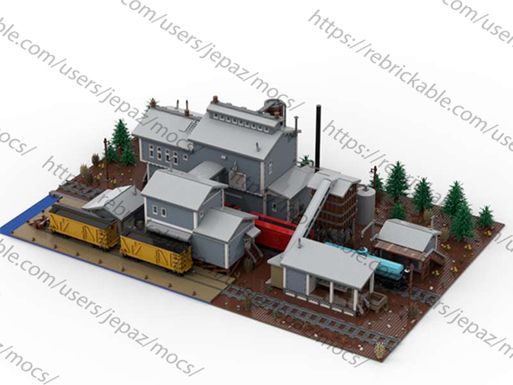 LEGO MOC Pulp Mill Full Set by jepaz | Rebrickable - Build with LEGO