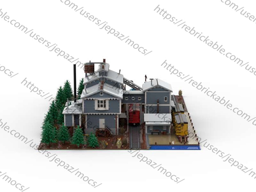 LEGO MOC Pulp Mill Full Set by jepaz | Rebrickable - Build with LEGO