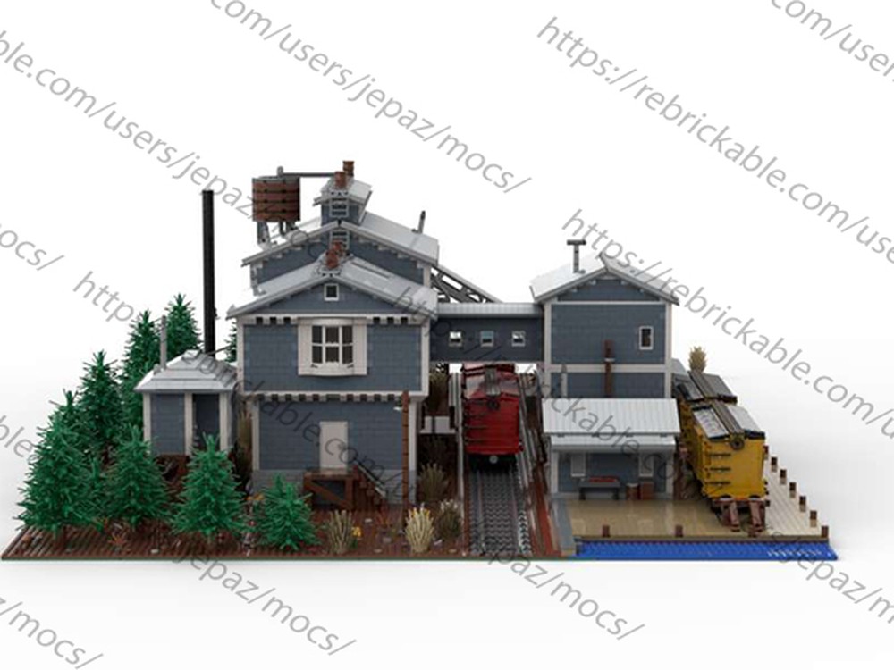 LEGO MOC Pulp Mill Full Set by jepaz | Rebrickable - Build with LEGO