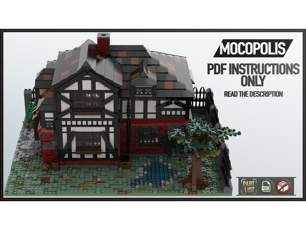 LEGO MOC Custom Medieval (Fachwerk) House by MOCOPOLIS | Rebrickable ...