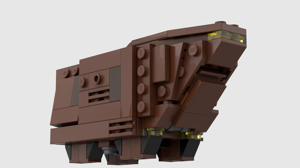 LEGO MOC Sandcrawler (Micro fleet scale) by 2bricksofficial ...