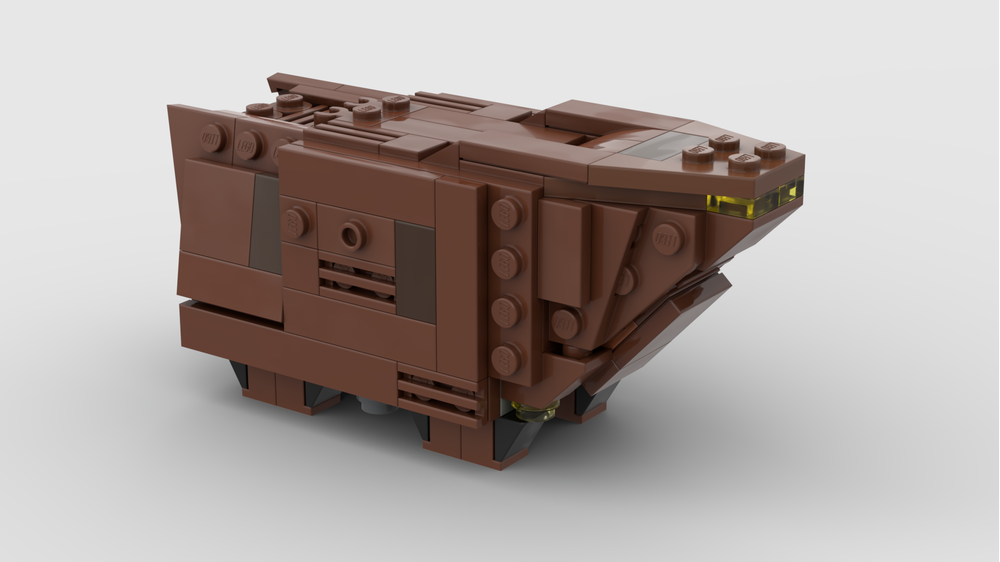 LEGO MOC Sandcrawler (Micro fleet scale) by 2bricksofficial ...