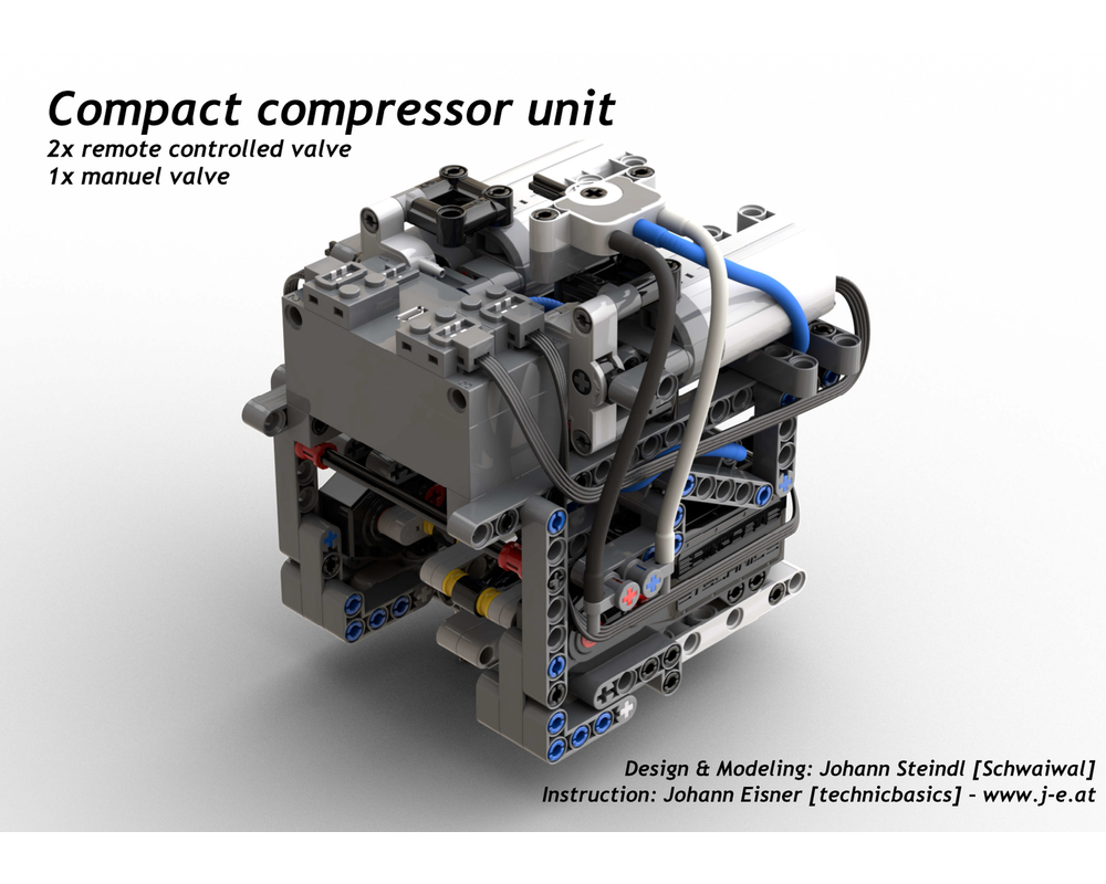 LEGO MOC Compact compressor unit by technicbasics | Rebrickable - Build ...