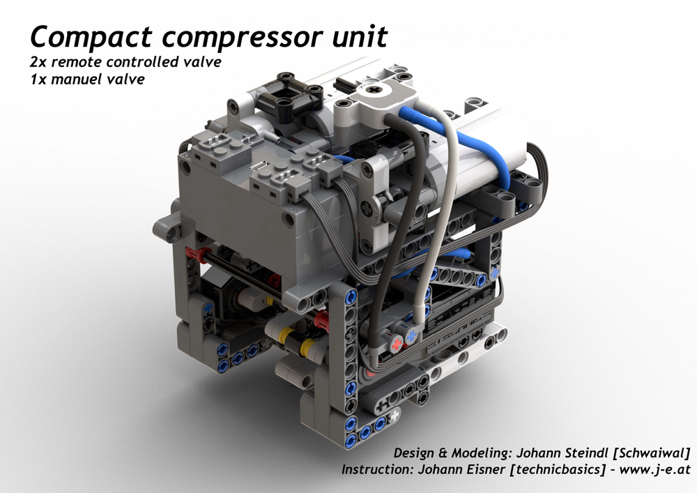 LEGO MOC Compact compressor unit by technicbasics | Rebrickable - Build ...