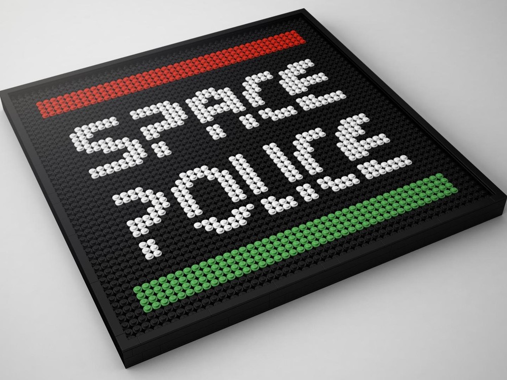 LEGO MOC Space Police 2 Mosaic by jbarchietto | Rebrickable - Build ...