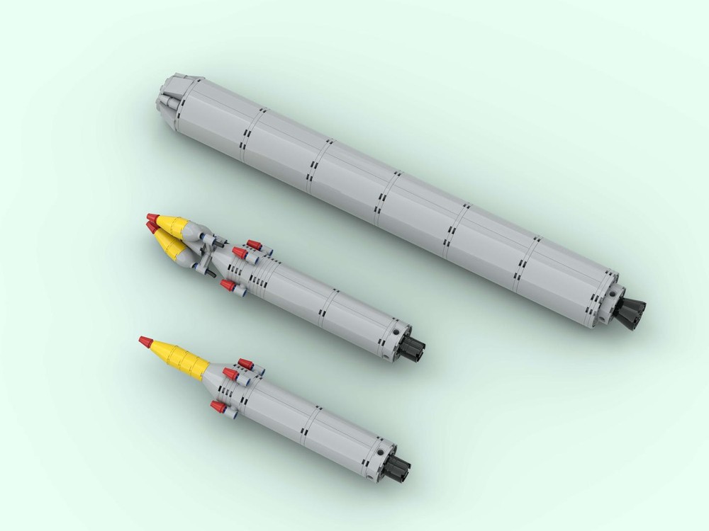 LEGO MOC RSD-10 Pioneer missile - SS-20 by zz0025 | Rebrickable - Build ...