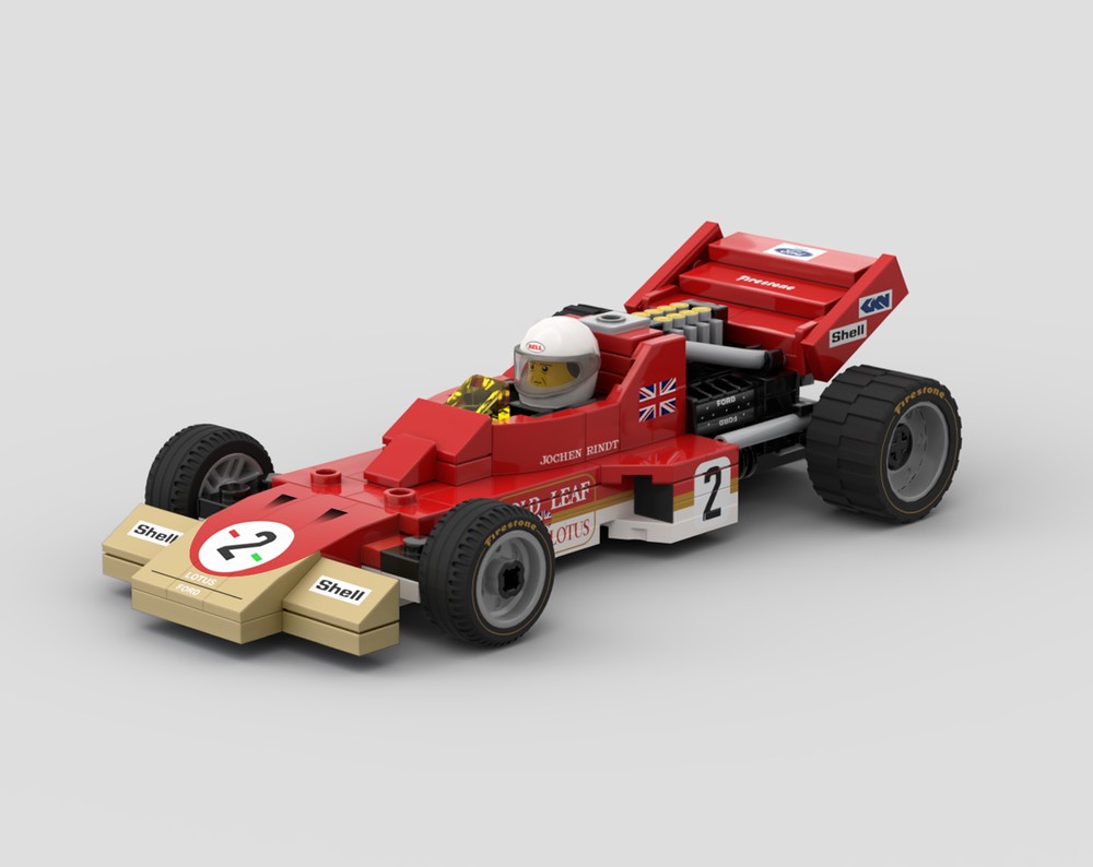 LEGO MOC 1970 Lotus 72C by Grand Brix | Rebrickable - Build with LEGO