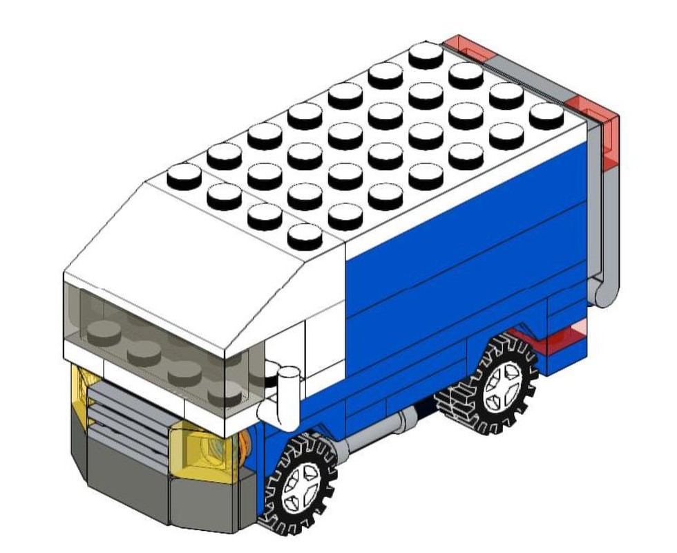 LEGO MOC Vrachtwagen, truck, by Yokio | Rebrickable - Build with LEGO