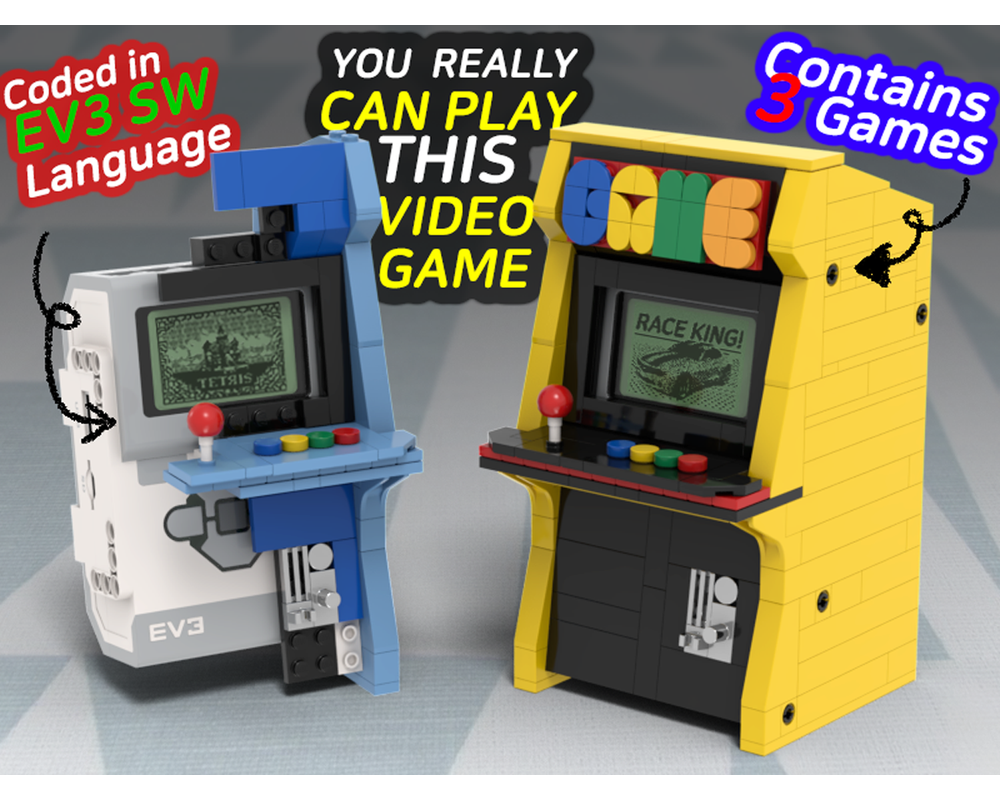 LEGO MOC [ It Really Works ] Arcade style EV3 Video Game by Adropink ...
