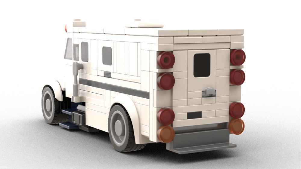 LEGO MOC "BRINKS" Bank Truck by BricksFeeder | Rebrickable - Build with ...